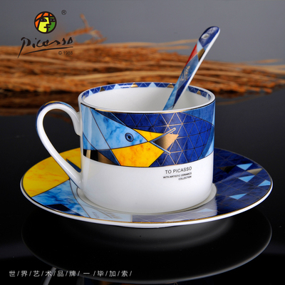 毕加索杯碟套装家用新居高档艺术