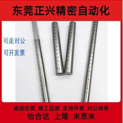 替米S米GSSTN10/12/15-100/150/200/GSSTA/RCY圆柱刻度尺定制光轴