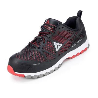 代尔塔 301301 高柔性网眼层运动安全鞋防砸防穿刺耐热耐油劳保鞋