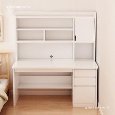 桌NXR书架一学体桌子带书柜台式电脑桌室家用卧学生习写字书桌椅