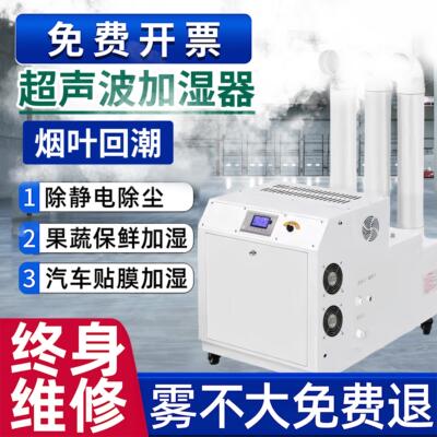 工业加湿器回潮机超声波喷雾回烟加湿器空气车间加湿蔬菜冷库保鲜