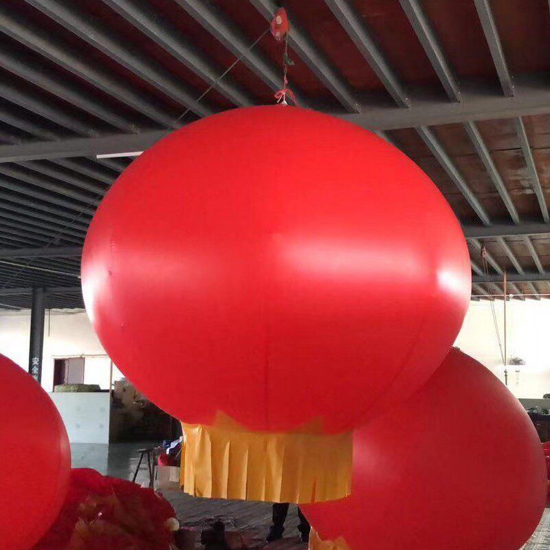 升空气球空飘球广告印字绳子升空大气球充气婚礼条幅气球七彩空飘