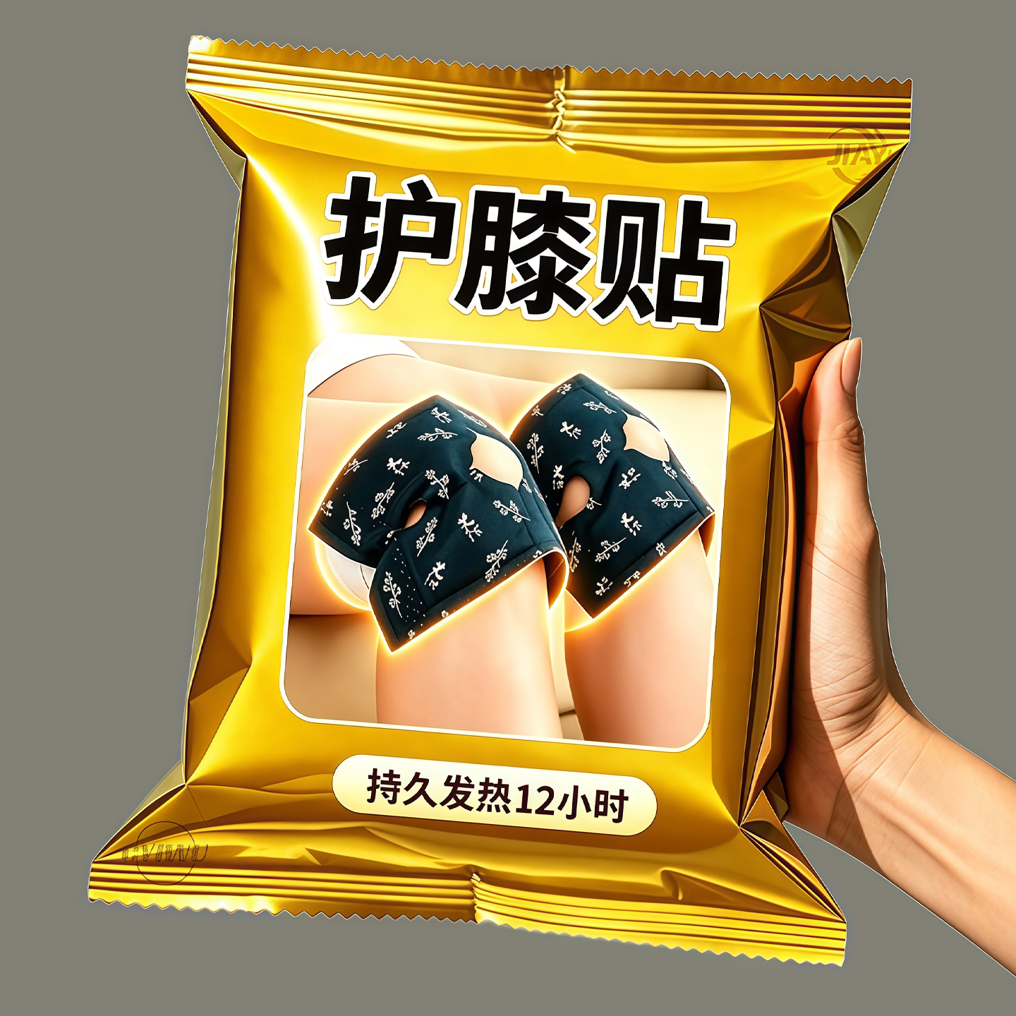 艾草膝盖热敷贴蒸汽暖膝自发热暖宝宝膝盖贴关节保暖贴护膝腿部贴