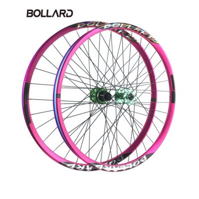 BOLLARD博拉德A35登山自行车桶轴快拆轮组高强度车圈花鼓AM土坡
