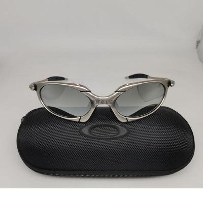 偏光防UV骑行墨镜金属材质 时尚复古罗密欧款适合多脸型