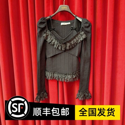 Le fame拉飞姆国内专柜代购 26 春暗黑洛可可上衣 LF26C01ZB232