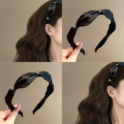 韩国东大门同款水钻高颅顶发箍