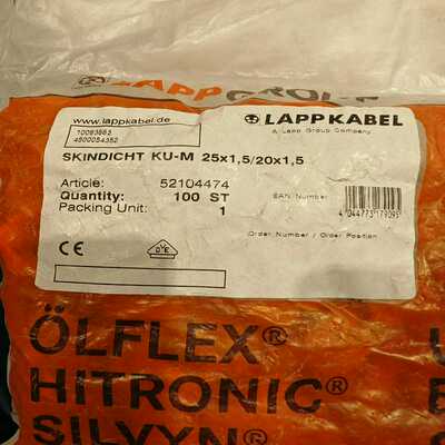 【星慕电子】LAPP塑料变径，货号52104474，一包100只300包