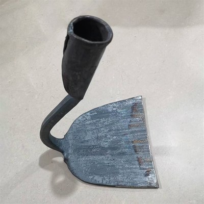 锻打园艺铲除草松土锄头农具开荒圆方长木柄锄头