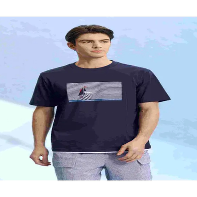 NDK 日常休闲短袖圆领T恤-231TM31104DB