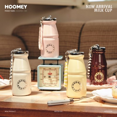 HOOMEY保温杯小巧便携水杯女生高颜值杯子新款口袋牛奶杯礼物