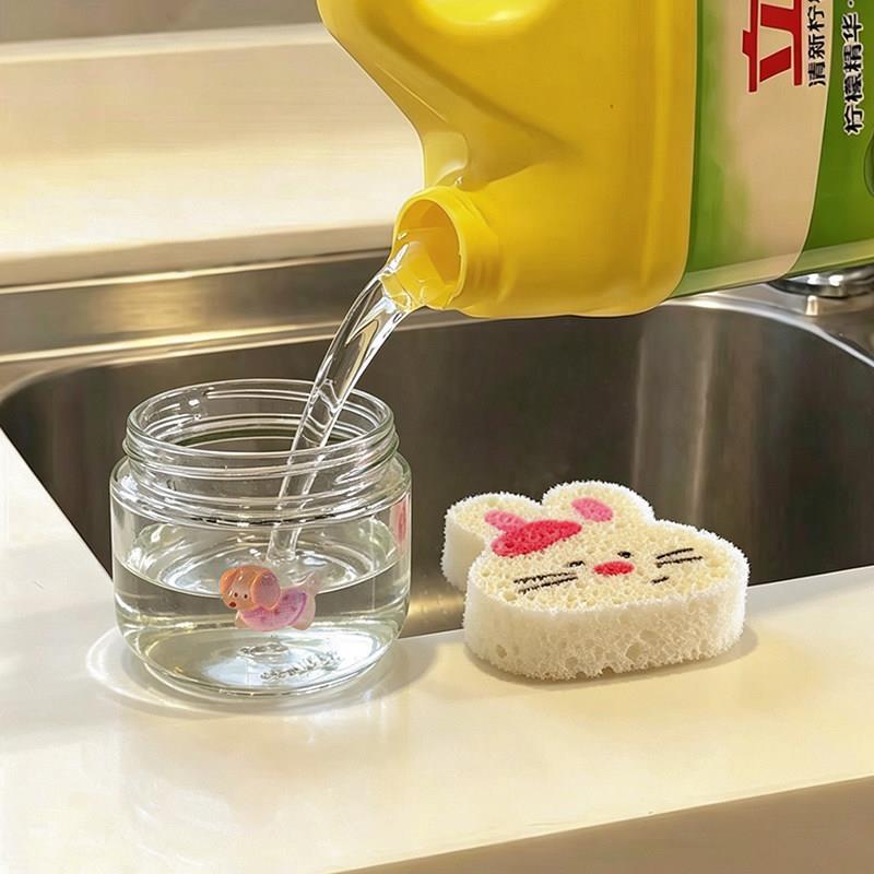 厨房洗洁精按压器水槽剂边碗池洗皂液起泡器家用洗涤可携式分装小