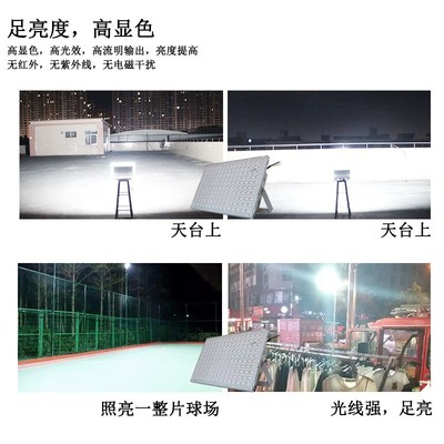 110v户外照明灯工地厂房60v照明灯220vled节能灯超亮大功率投光灯