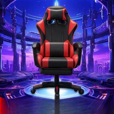 KTF男女通用电竞椅旋转游戏椅人体工学久坐护腰电脑椅网咖休闲椅