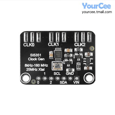 SI5351 时钟频率发生器模块 高频信号方波频率发生器 I2C通讯接口