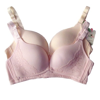 绿黛前扣哺乳文胸纯棉孕妇文胸薄罩杯大胸无钢圈托举文胸防下垂