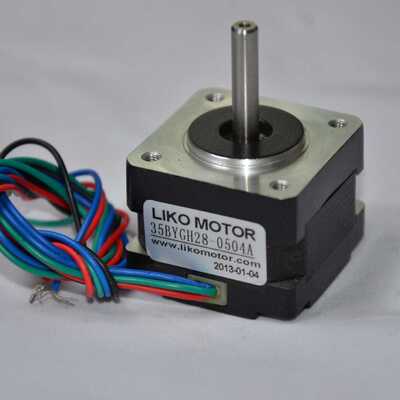 LIKO35两相步进电机 35BYGH28-0504A 机身28 部分现货