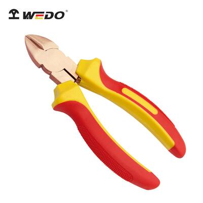 WEDO维度INB6203防爆绝缘注塑斜嘴钳/斜口钳铍青铜