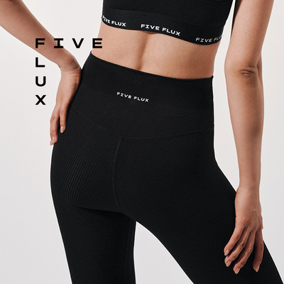 FIVE FLUX TOM系列 瑜伽裤女高腰提臀运动健身裤子专业打底紧身裤