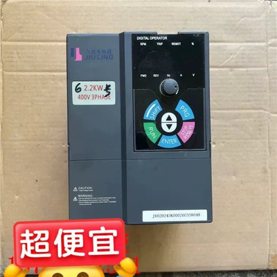 久菱JVG02D243K变频器2.2KW380V测好发货 现议价