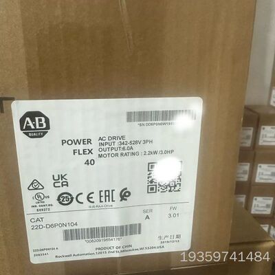 ABPowerFlex变频器，型号22D-D6P议价