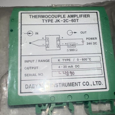 议价全新大洋DAEYANG温度变送器放大器，型号JK-2C-60维修
