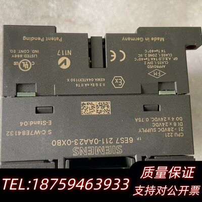 6ES7 211-0AA23-0XB0 CPU221可询价