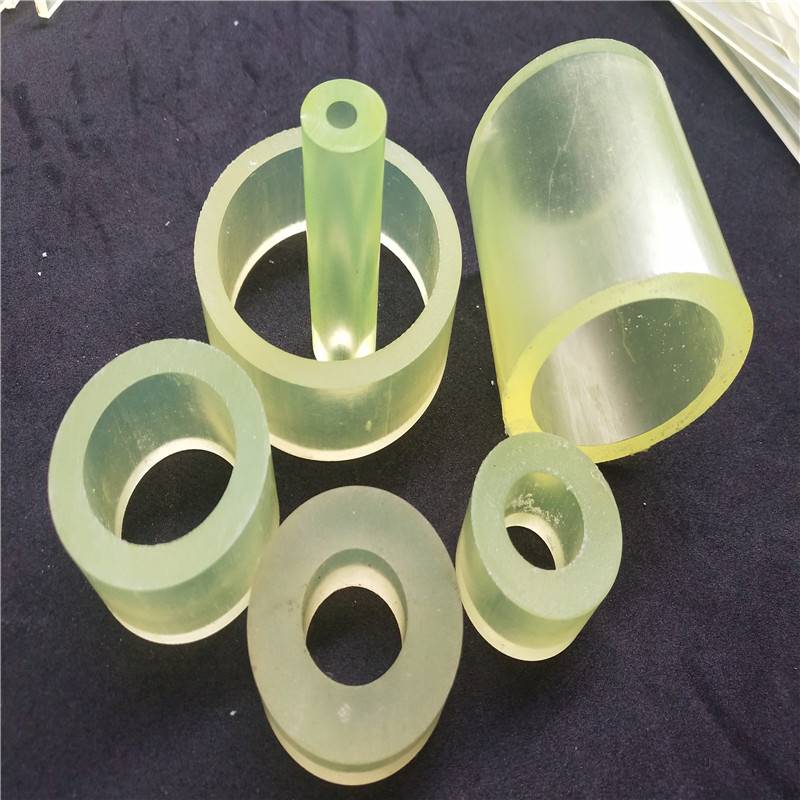 聚氨酯棒空心 优力胶管 pu牛筋棒内径10 12 15 16 18 20 30mm加工
