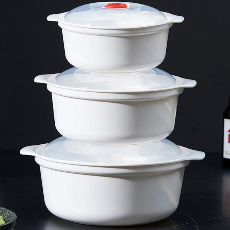 专用器皿热饭微波炉加热容器饭盒用具蒸笼碗家用塑料带盖子微波炉