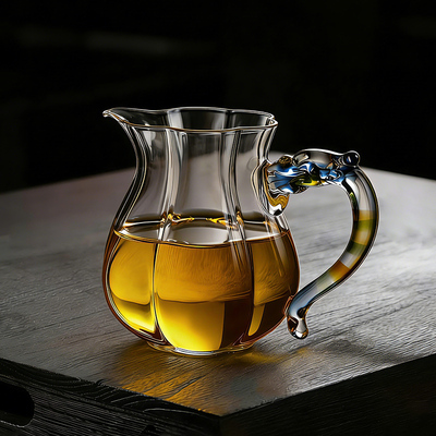 高端耐高温透明耐热茶海分茶器