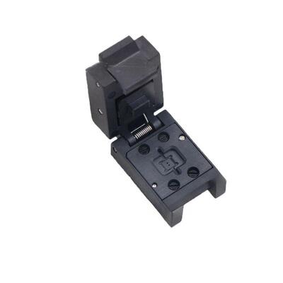 烧录编程座厂家 QFN/DFN28pin间距0.4尺寸3.5*3.5mm测试夹具插座