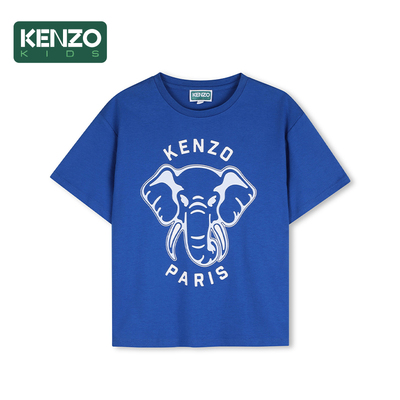 【季末特惠】 KENZO KIDS童装儿童休闲印花短袖T恤衫K61869
