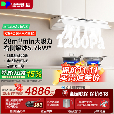 德普凯信大吸力油烟机猛火灶