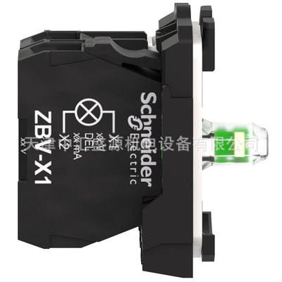ZB5AW0B61C基座+LED模块带灯1NO按钮指示灯附件ZB5AW0B61C