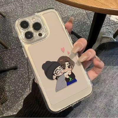 红米k80Ultra苹果12适用Q版王一博肖战iPhone13透明软15PLUS创意X200S华为Nova14小众IQOOZ10X手机壳16ProMax