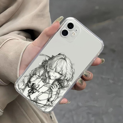 小米15动漫苹果16pm软适用荣耀畅玩70PLUS透明iPhone13手机壳小米17ProMax素描费洛洛OPPOK12X小众华为NOVA14