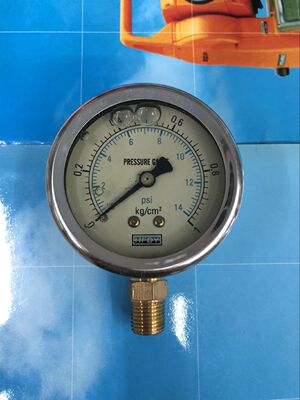 HFDY耐震压力表YN60  1KG 2KG 5KG 10KG 15KG 25KG 螺纹1/4牙