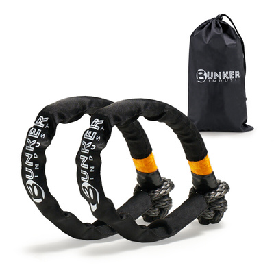 BUNKER INDUST 黑色1/2英寸22T户外脱困软卸扣