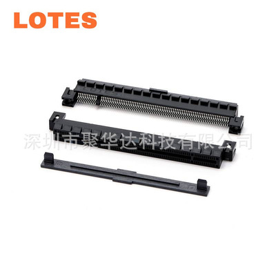 LOTES APCI0396 PCIE显卡插槽16X 164PIN夹板式带耳朵高传输4.0版