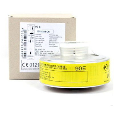 梅思安10115349-CN过滤罐90E防酸性气体配优越型410/3100面罩使用