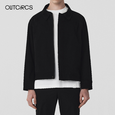 OUTCiRCS几何分割工装夹克外套
