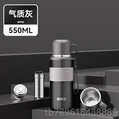 高档大容保温20214量新男士36不锈钢茶分杯离杯1000毫升便携式水