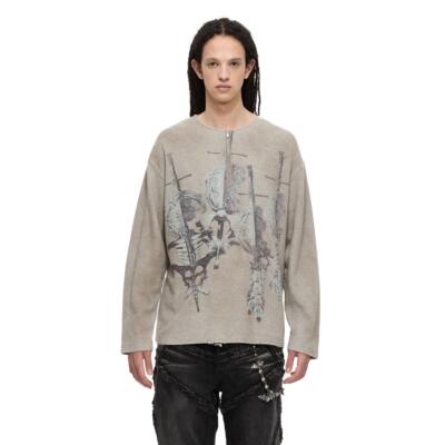 TBHNP暗夜王子剑骨印花T恤