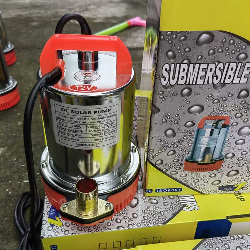 12v24v1寸直流潜水泵ZQB可订做铜线铝线各种类型直销优惠