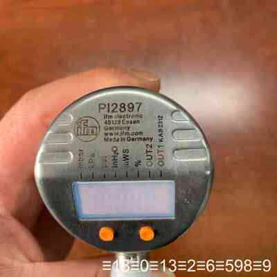 IFM压力传感器，型号PI2897，，实物议价