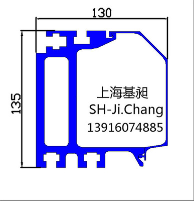 滚筒式输送线 积放摩擦滚轮线导轨型材135*107 137.5*109.5