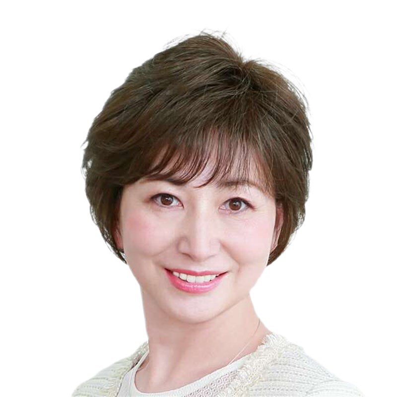表演假发女士花白假发整顶短直发老奶奶假发白发发套老人花白头套