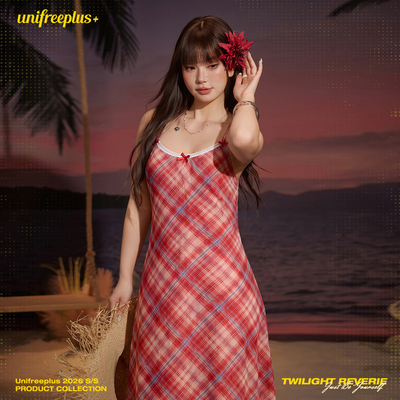 UNIFREEPLUS5大码吊带连衣裙