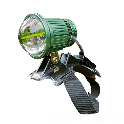 正品激炮灯头距强光超亮远射头灯盔调焦头头戴光式12V外接电瓶疝