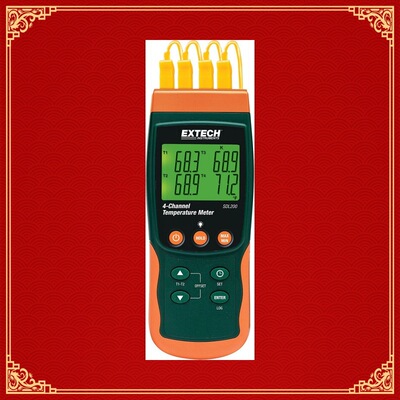Extech SDL200 四通道温度计 SD 记录仪